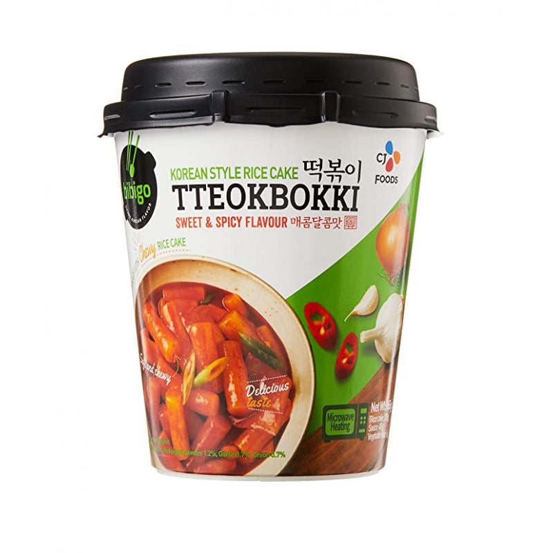 CJ Bibigo Rice Cake - Tteokbokki Sweet & Spicy 165g CJ Bibigo 韓國年糕 – Hekede - Asian Mart & Cafe