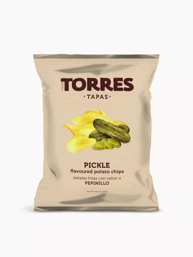 Torres Pickle Flavour Potato Crisps 125g *** – Hekede - Asian Mart & Cafe