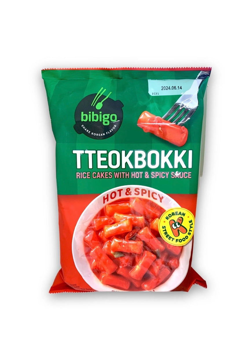 CJ Bibigo Tteokbokki Rice cake with Hot & Spicy Sauce 360g CJ Bibi ...