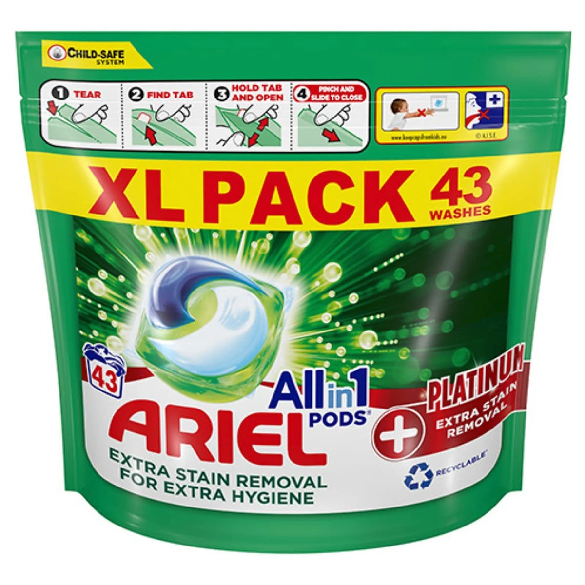 Ariel All-in-1 Pods Washing Liquid Laundry Detergent Tablets/Capsules ...