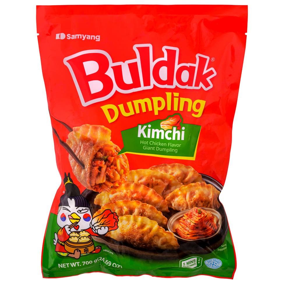 Samyang Hot Chicken (Buldak) Kimchi Flavor Dumpling 700g 三養泡菜辣雞餃子 ...