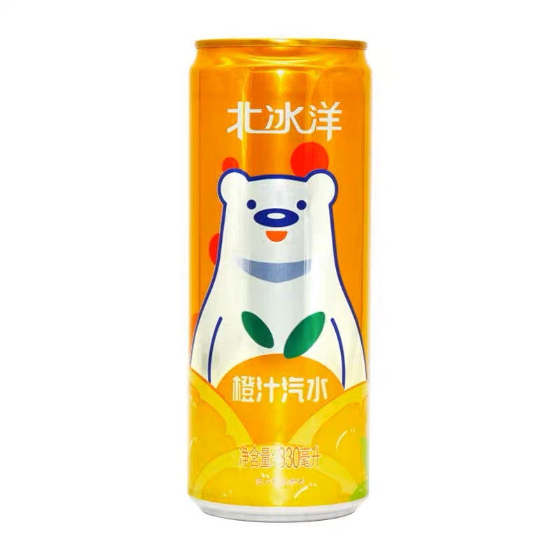 BBY Orange Soda Drink (Can) 330ml *** 北冰洋橙汁汽水 (罐裝) – Hekede - Asian ...