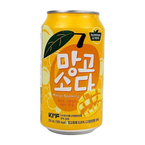 Samjin Mango Soda 350ml *** Samjin 芒果味汽水 – Hekede - Asian Mart & Cafe